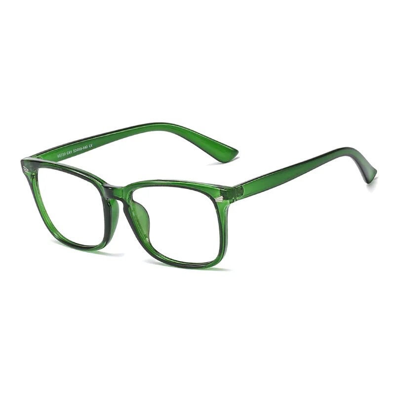 Детские очки в оправе, прозрачные очки для девочек и мальчиков, детские квадратные очки без класса, оправа для близорукости, очки с защитой от синего света