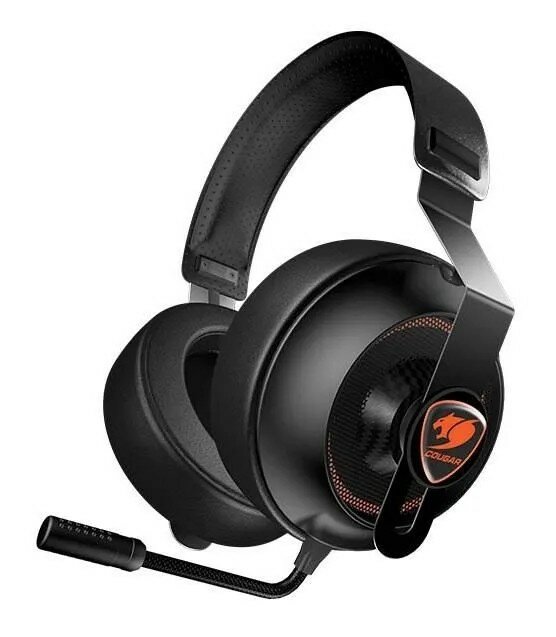 COUGAR PHONTUM ESSENTIAL, черный / проводная игровая гарнитура / CGR-P40NB-150