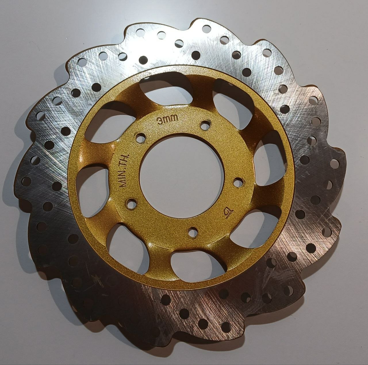 Диск тормозной передний Мопед Motoland SCOUT 11