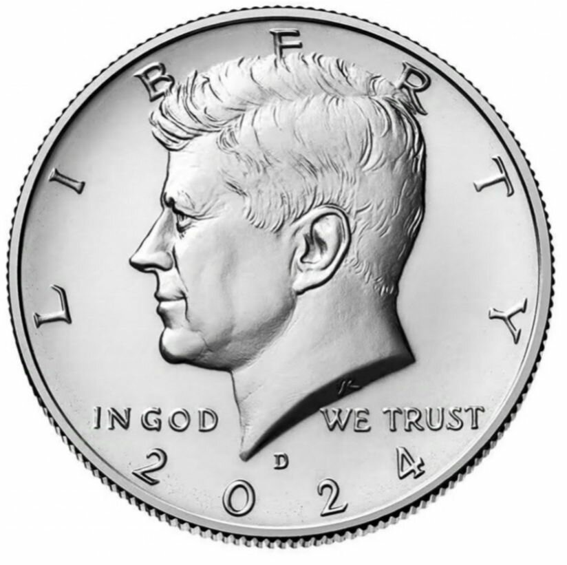 Монета 50 центов США, Америки 2024 года