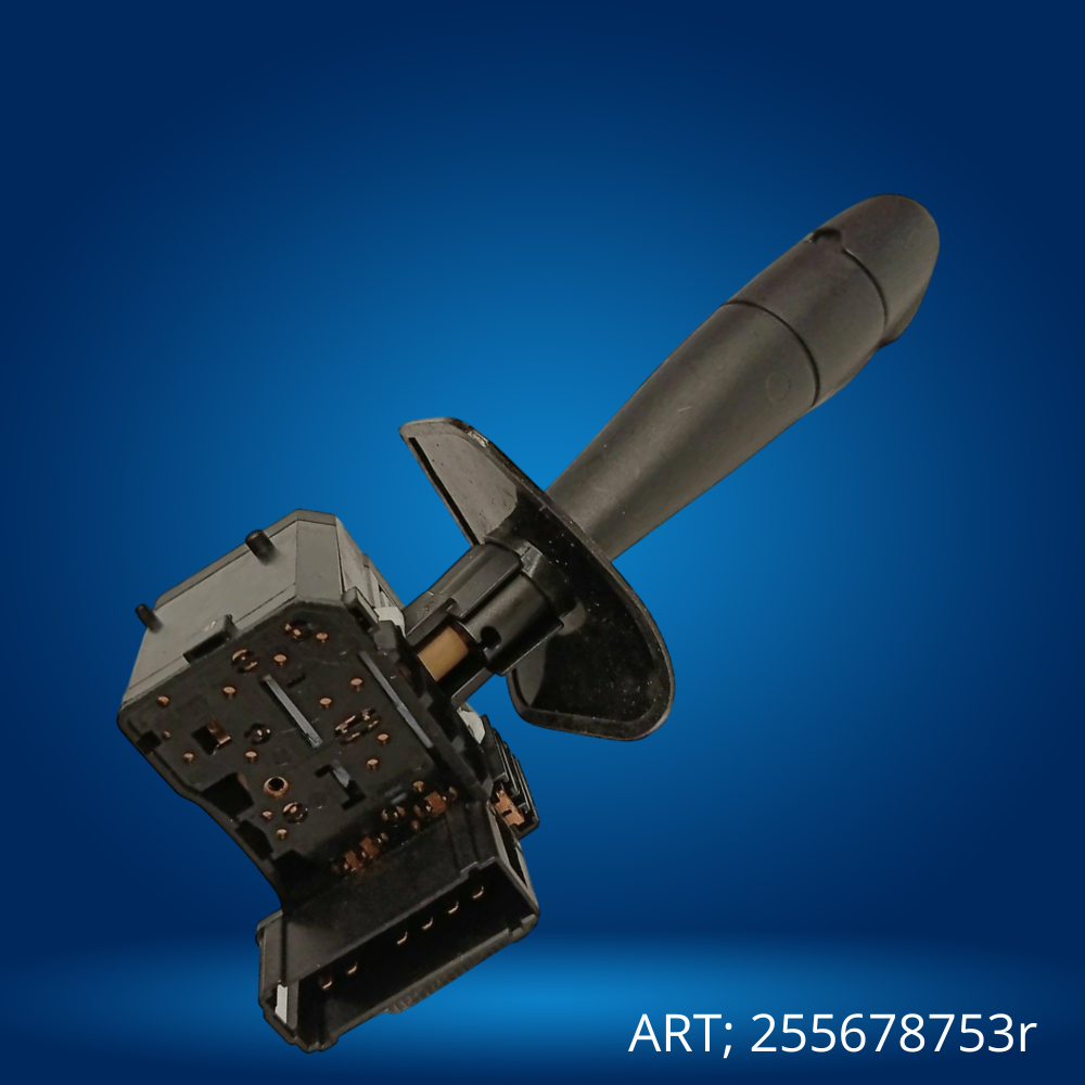 Переключатель подрулевой стеклоочистителей для Renault Duster/ Sandero/OE_255678753r