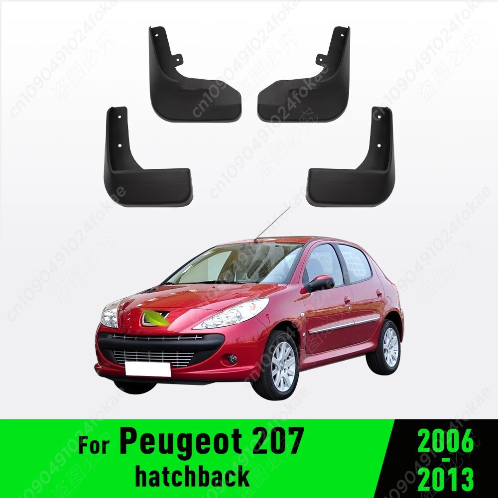 Для Peugeot 207 хэтчбек 2006, 2007, 2008, 2009, 2010, 2011, 2012 2013, крыло, брызговики, брызговики, брызговики, автомобиль