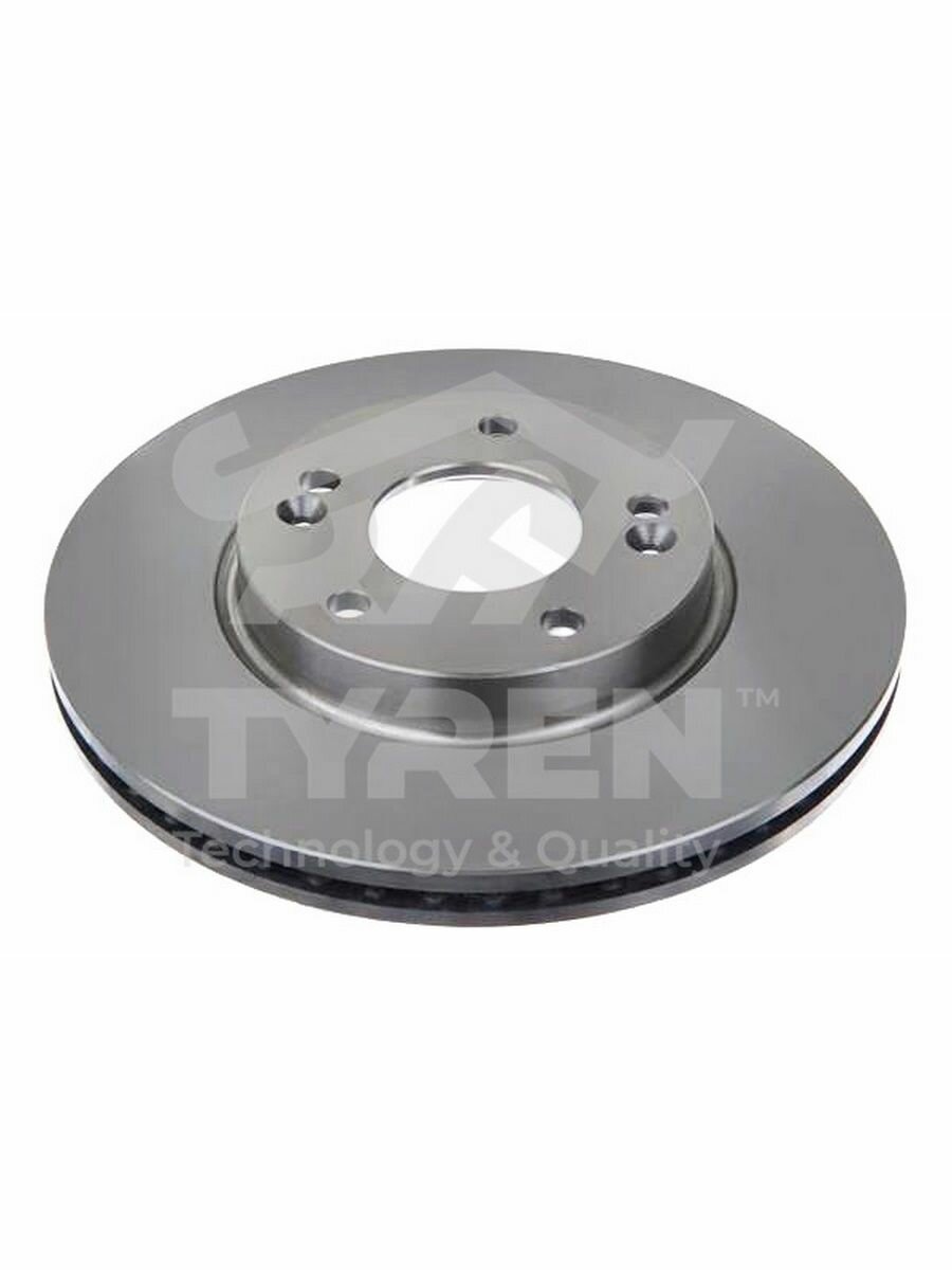 Диск тормозной передний вентилируемый Tyren TYR1015841 для а/м Hyundao Veloster, Elantra, Kia Ceed, Pro Ceed