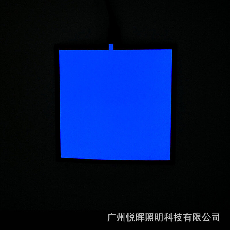 Люминесцентная пленка "el panel cold light", 10x10 см, темно-синяя