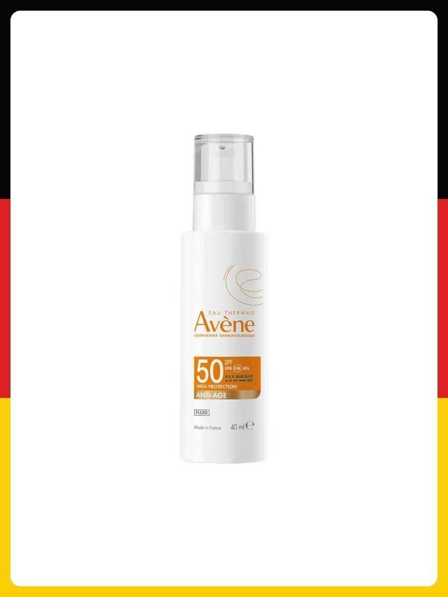 Средство солнцезащитное Avene Anti-Age Fluid SPF 50, 40 ml
