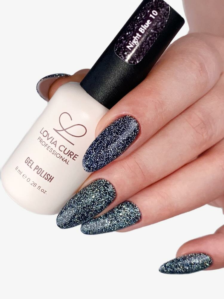 Гель-лак светоотражающий SHOCK EFFECT 10, LOVIA CURE, 8 мл