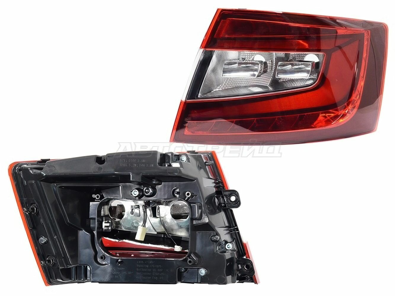 Фонарь задний правый LED для Шкода Октавия арт ST6651940LDR SAT
