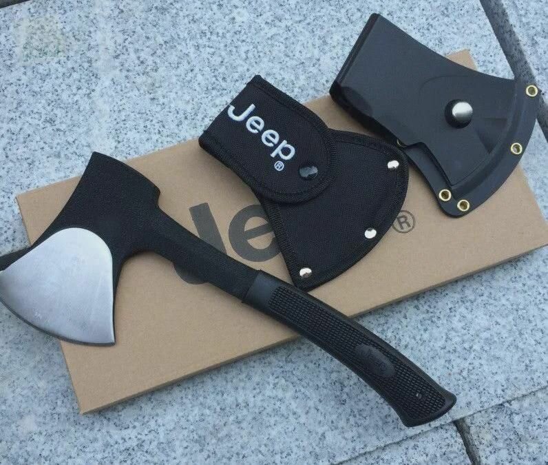 Топор туристический / цельнометаллический походный топор с чехлом на пояс