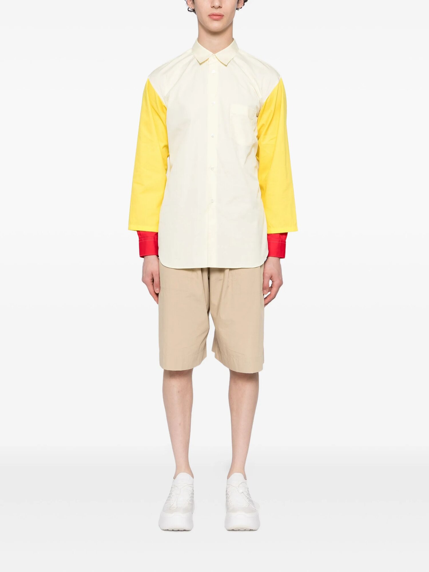 Рубашка Comme des Garcons SHIRT, размер M, yellow — фото 1