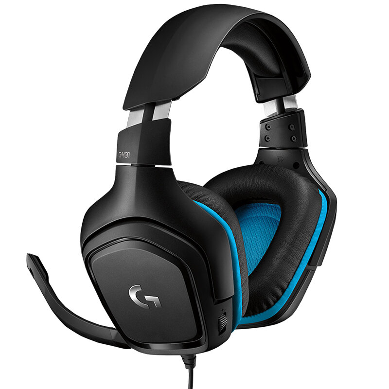 Игровые наушники Logitech G431, цвет: logitech g431