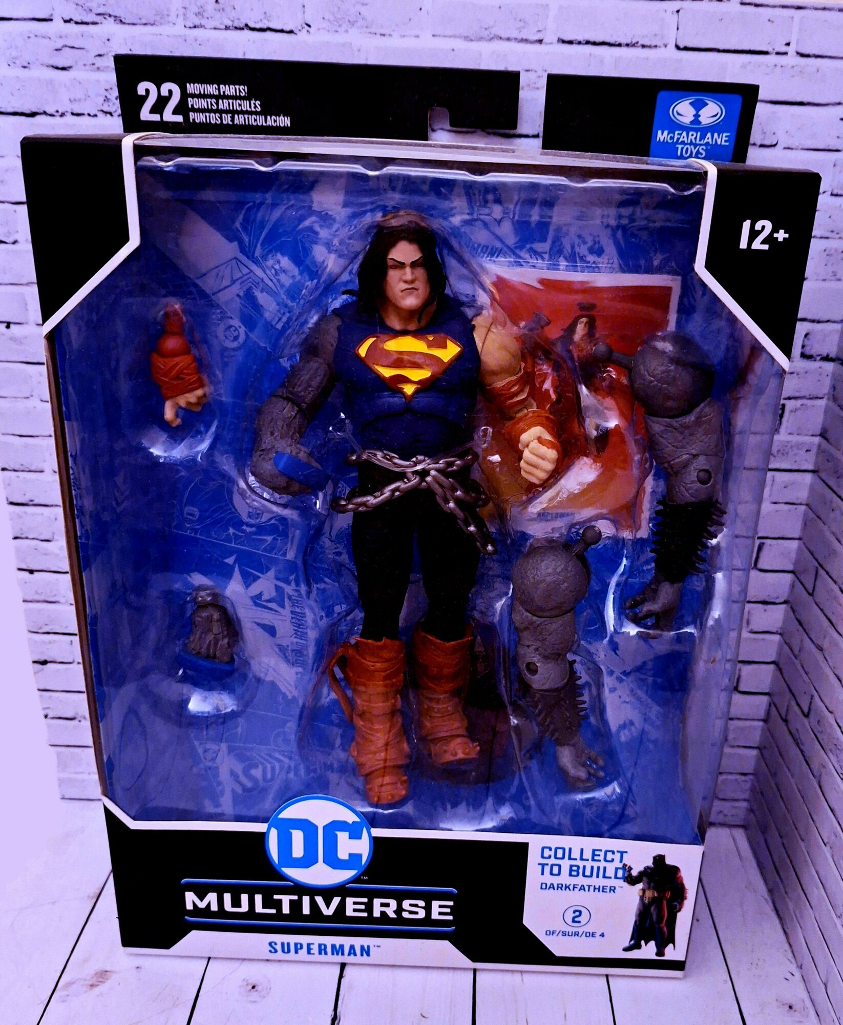 Фигурка DC Direct "Мультивселенная", МакФарлейн, комикс, Дэт-метал, Темный рыцарь, Супермен