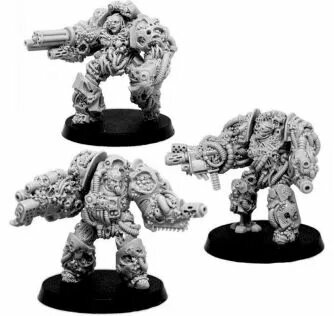 Смола вархаммер 40000 миниатюра Warhammer 40000 Chaos Space Marines Nurgle Obliterators миниатюры Космодесант Хаоса Фигурка для настольной игры