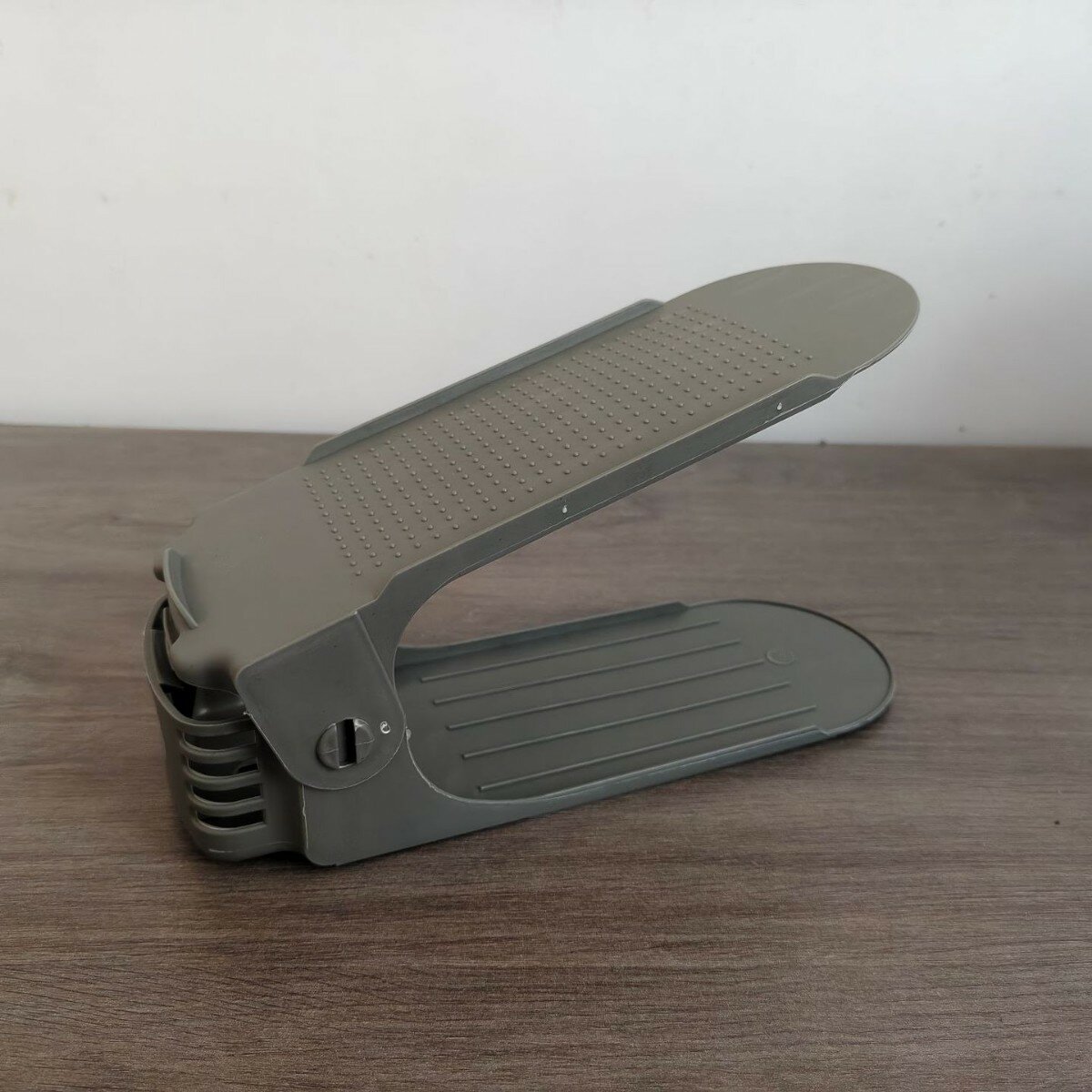 Регулируемая обувная полка, двухъярусная стойка для хранения обуви, органайзер для обуви, экономия пространства, обувная полка для общежития, DIY обувная полка