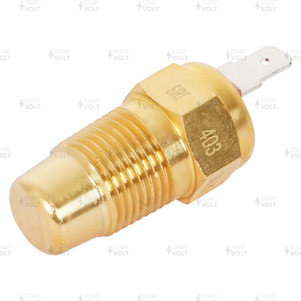 Датчик температуры в гол. блока для а/м УАЗ/ГАЗ/МАЗ/КАМАЗ/тракторы (95C, штекер) "STARTVOLT"