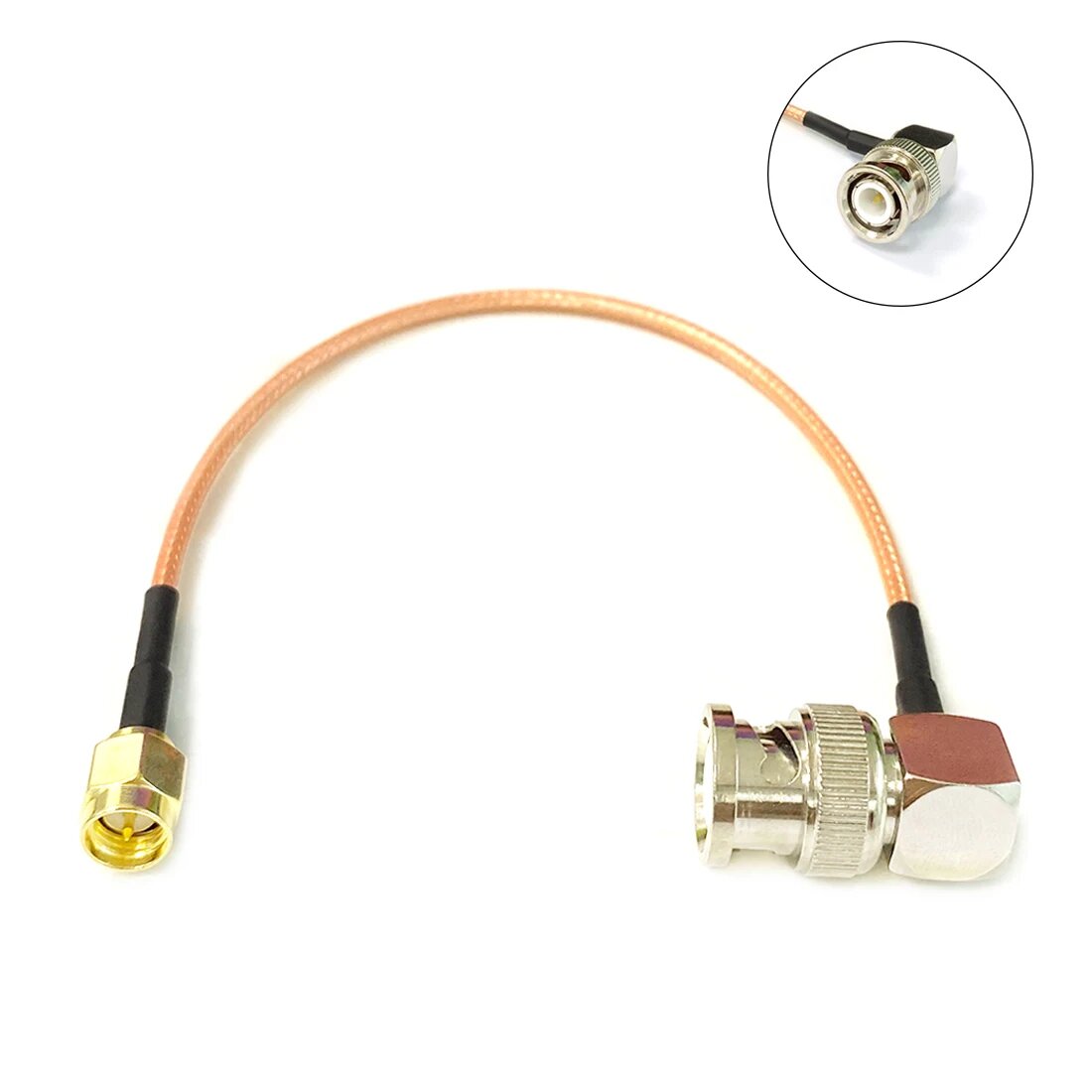 DexMRtiC SMA пигтейл кабель RG316 30cm, SMA-BNC Angle