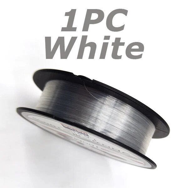 Белая нейлоновая леска 2.5, 100 м, 1PC