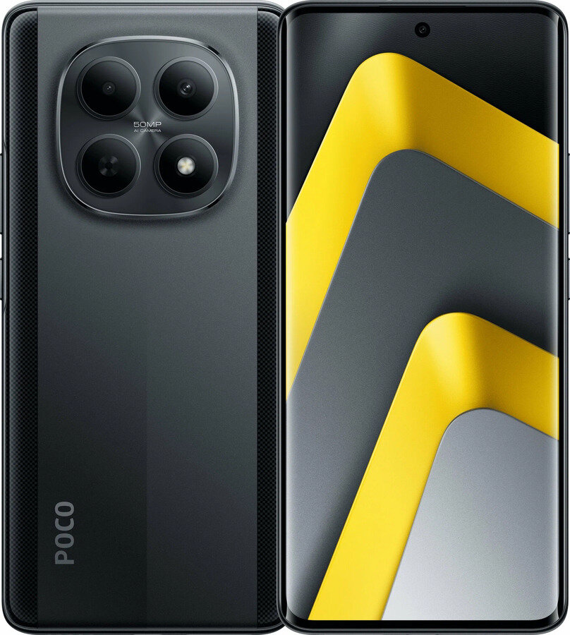 Смартфон Xiaomi POCO M8 8/256 ГБ Global, Dual nano SIM, 5G, NFC, черный