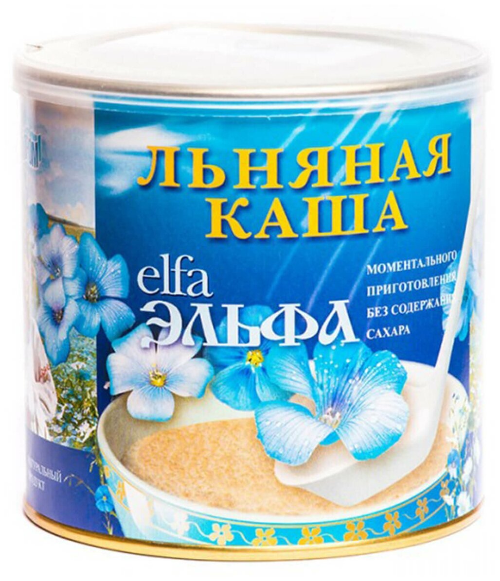 Каша льняная "Эльфа", курага, 400 гр, Эльфа