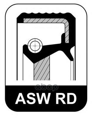 Сальник коленчатого вала полиакриловый каучук | перед | Elring арт. 475961