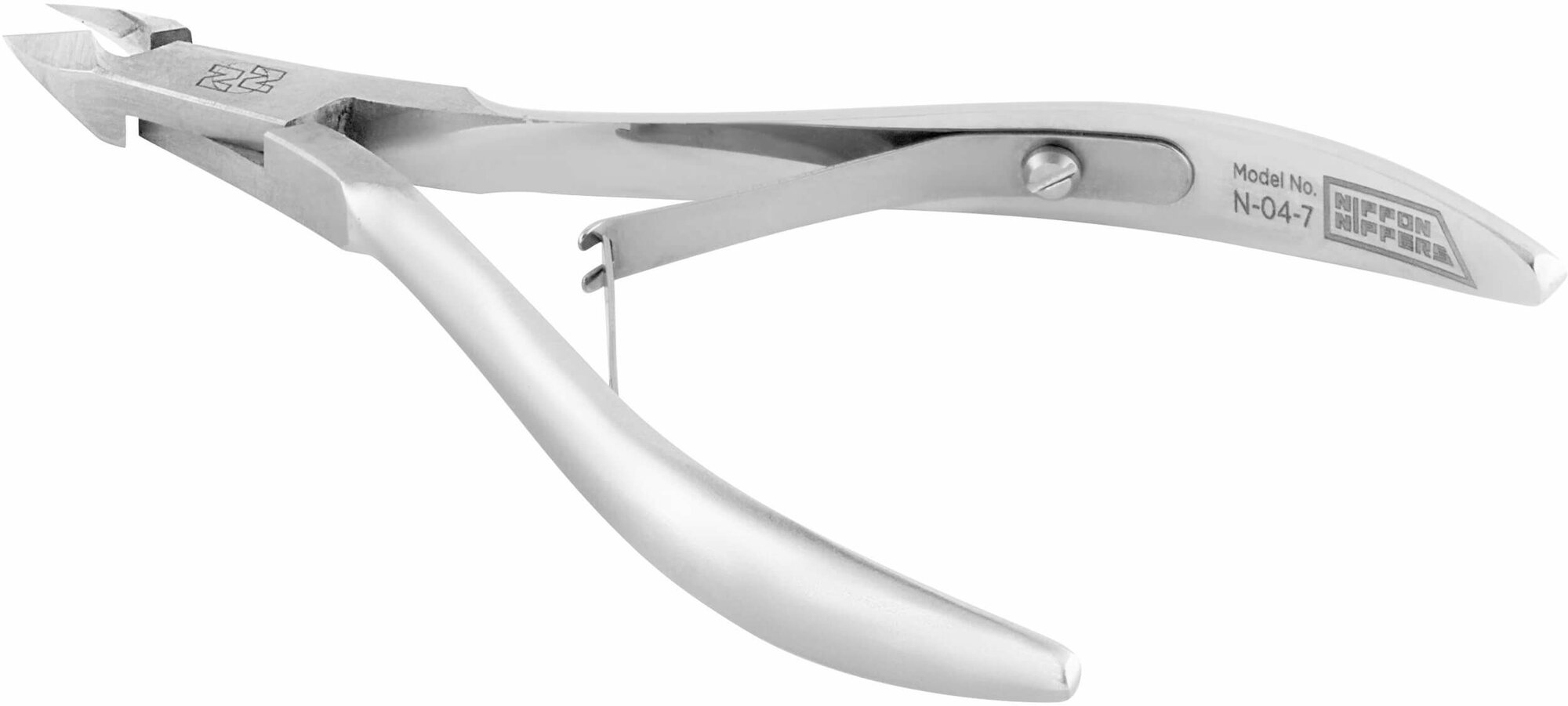 Кусачки маникюрные для кутикулы Nippon Nippers Nn_n-04-7, длина лезвия 7 мм, японская сталь, матовые