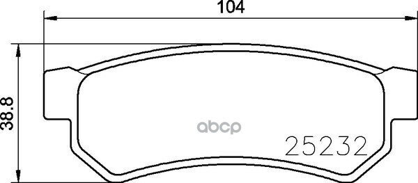Колодки тормозные дисковые | зад | NISSHINBO арт. NP6040