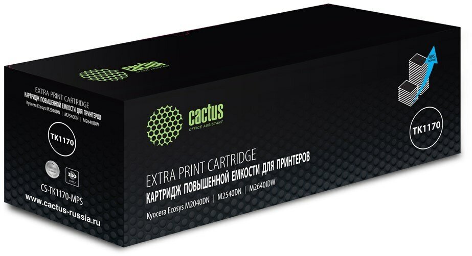 Картридж Cactus CS-TK1170 12000стр Черный