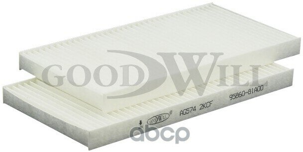 Фильтр салона OPEL AGILA/SUZUKI WAGON R+ Goodwill арт. AG5742KCF