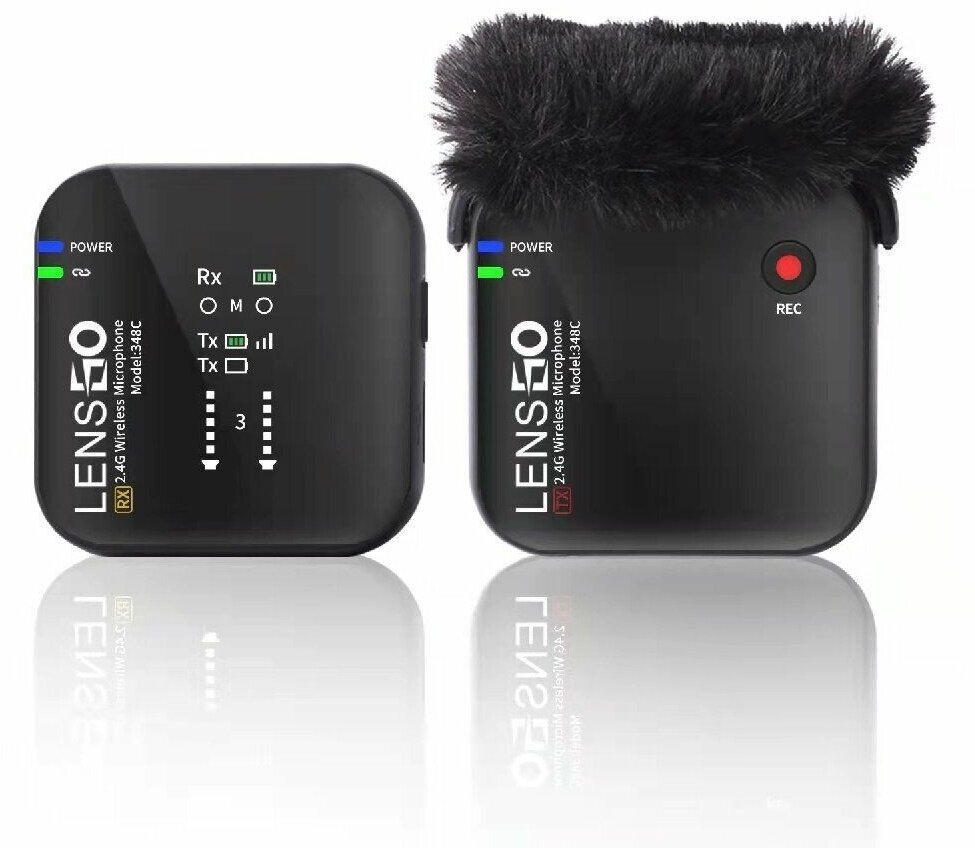 LENSGO 348C BLACK 1V1 радиомикрофон на 1 абонента