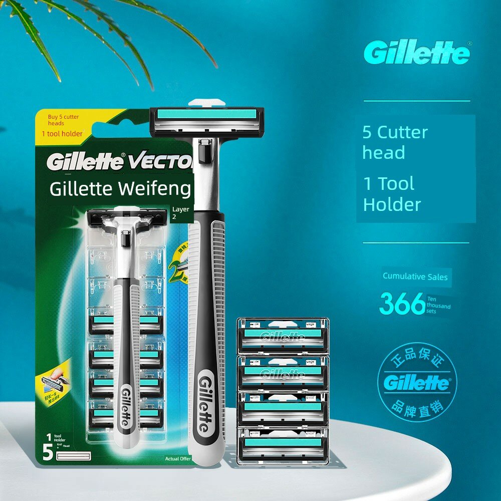 Ручная бритва Gillette Venus с 5 лезвиями и 1 рукояткой, премиум-инструмент для бритья мужчин