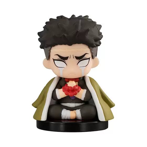 Bandai Demon Slayer Сидячая поза Гачапон Фигурка Хантецу Официальная модель