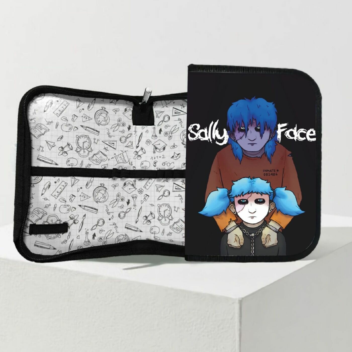 Пенал GOODbrelok, 190х130мм, 1 отделение на молнии, Мальчику, Принт "Салли Фейс, Sally Face" - 4