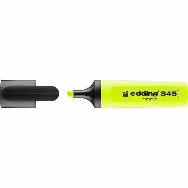 Текстовыделитель Edding 345/005, 1-5мм, желтый