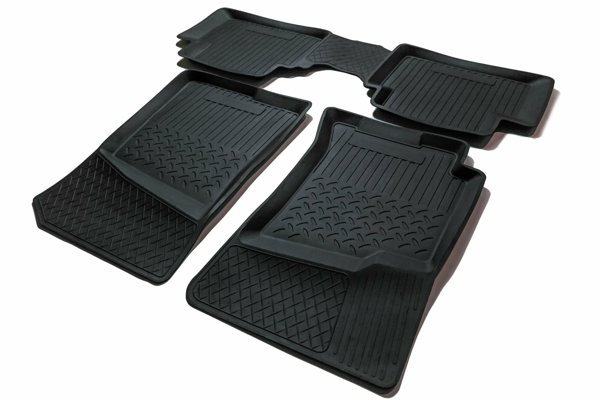 Коврики для салона резиновые SRTK 3D Premium для Chevrolet Lanos (2005-2009)