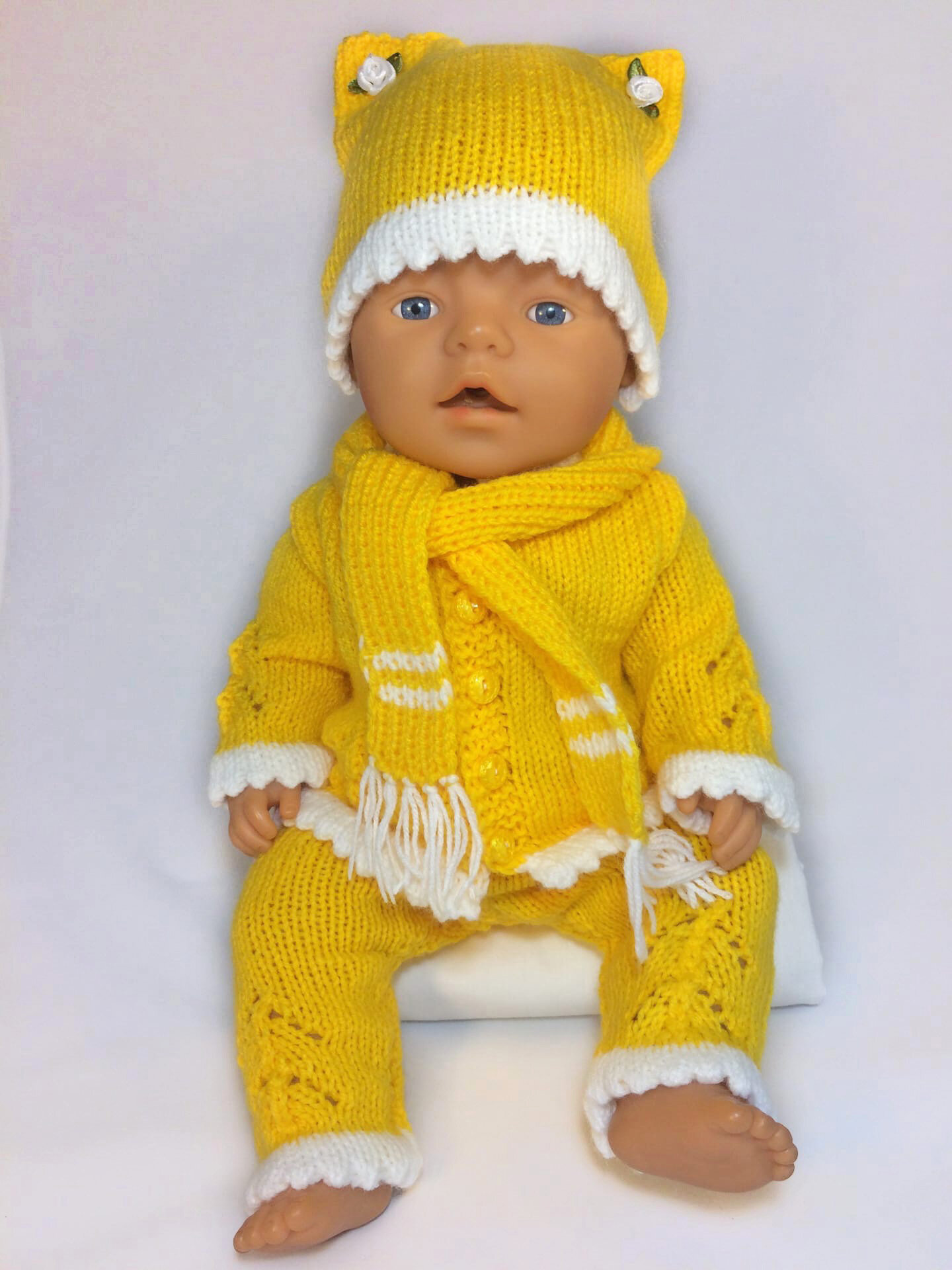 Комплект одежды для кукол «MiniFormy» "Лимончик" (4 изделия). Рост 42-43 см (Бэби Бон)