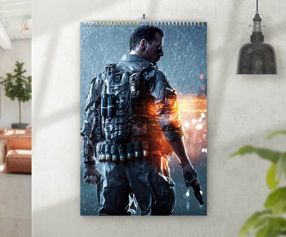 Календарь перекидной Battlefield, Бателфилд №18, А4