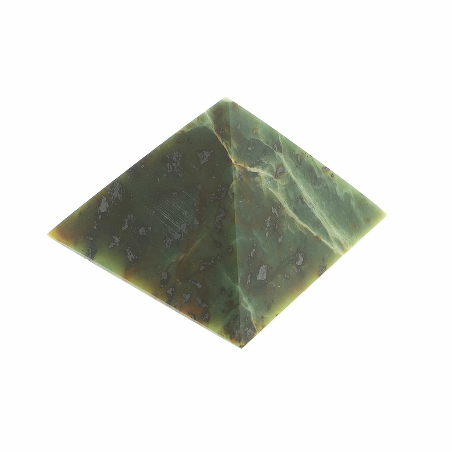 Пирамида из нефрита 3,5х3,5х2,5 см 124243