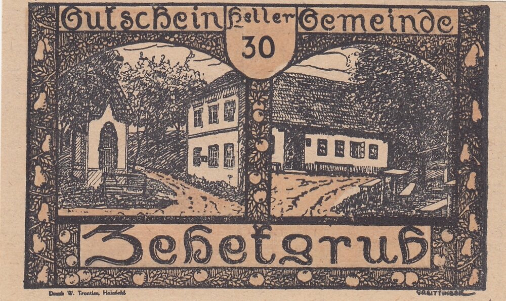 Австрия, Цеетгруб 30 геллеров 1914-1920 гг.
