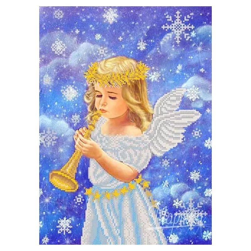 Снежный ангел, набор для вышивания