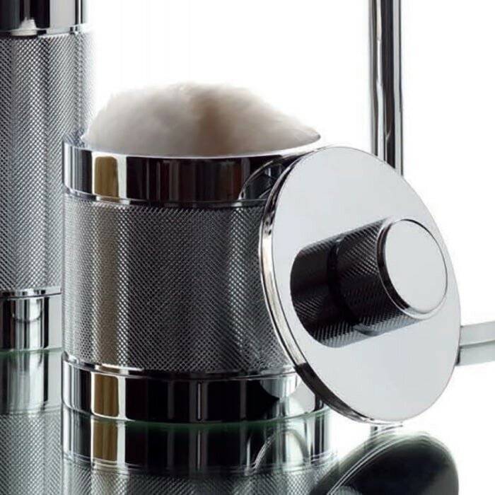 Контейнер с крышкой Bertocci Officina 01 127 7532 0000 хром