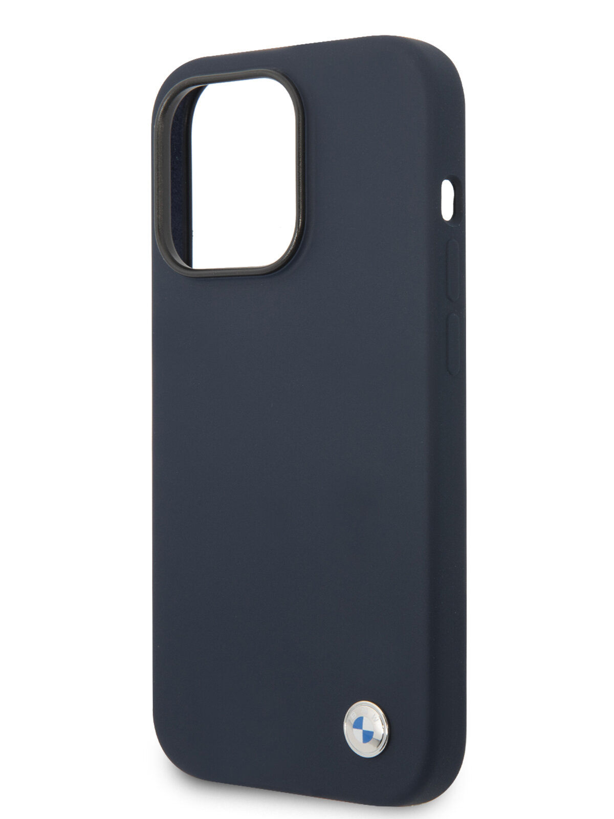 BMW для iPhone 14 Pro чехол Signature Liquid silicone Hard Navy