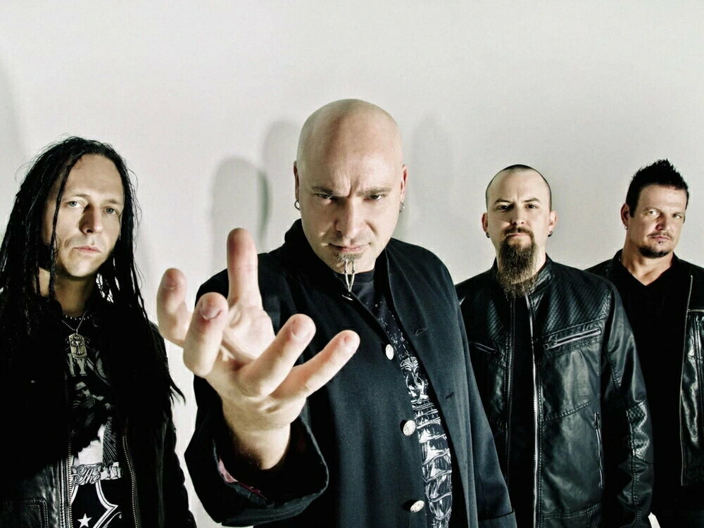 Плакат, постер Disturbed на холсте, размер 60х84см