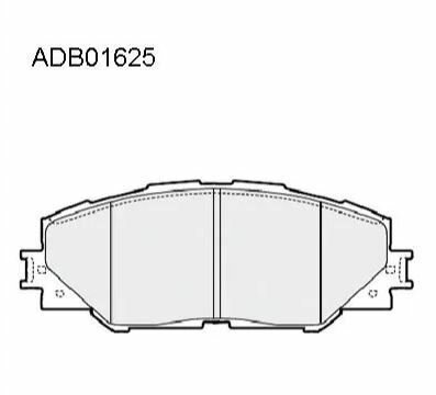Колодки тормозные дисковые передние Allied Nippon ADB01625