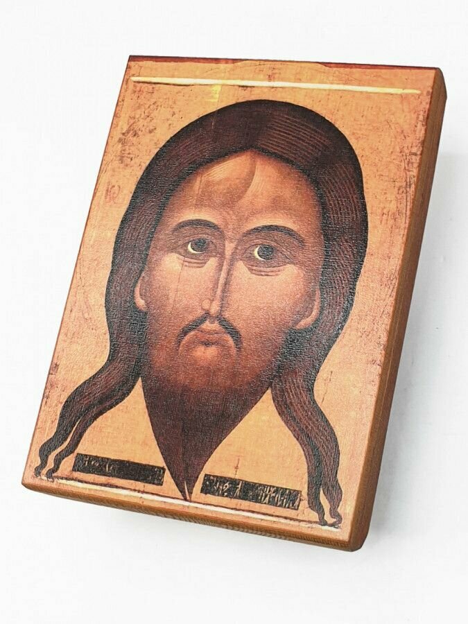 Икона Спас Нерукотворный, под старину, 10х13 см