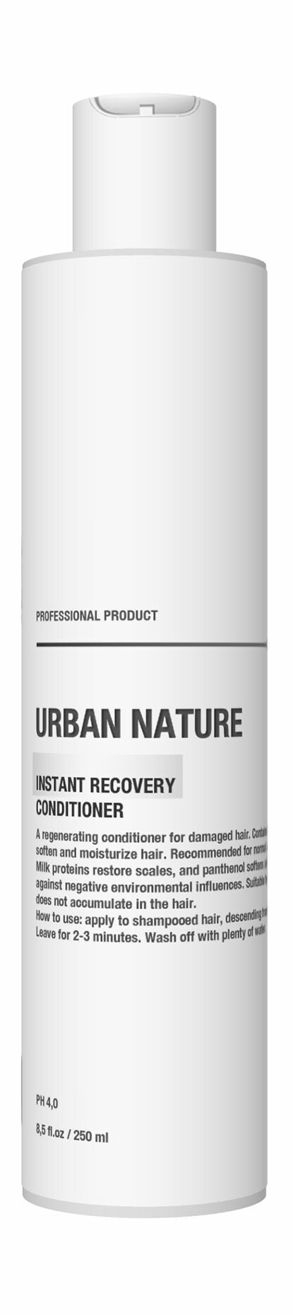 URBAN NATURE Кондиционер для волос Мгновенное восстановление, 250 мл