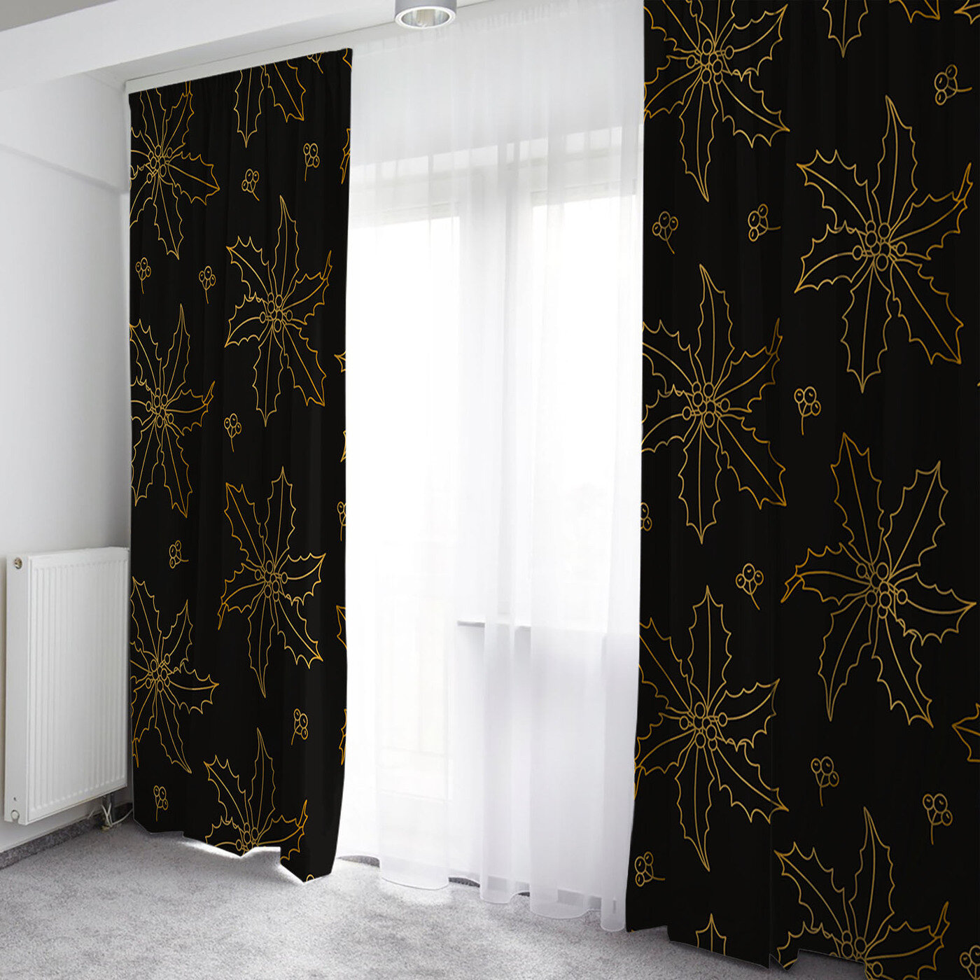 Шторы (фотошторы) из габардина, 290х220 см, Good Room