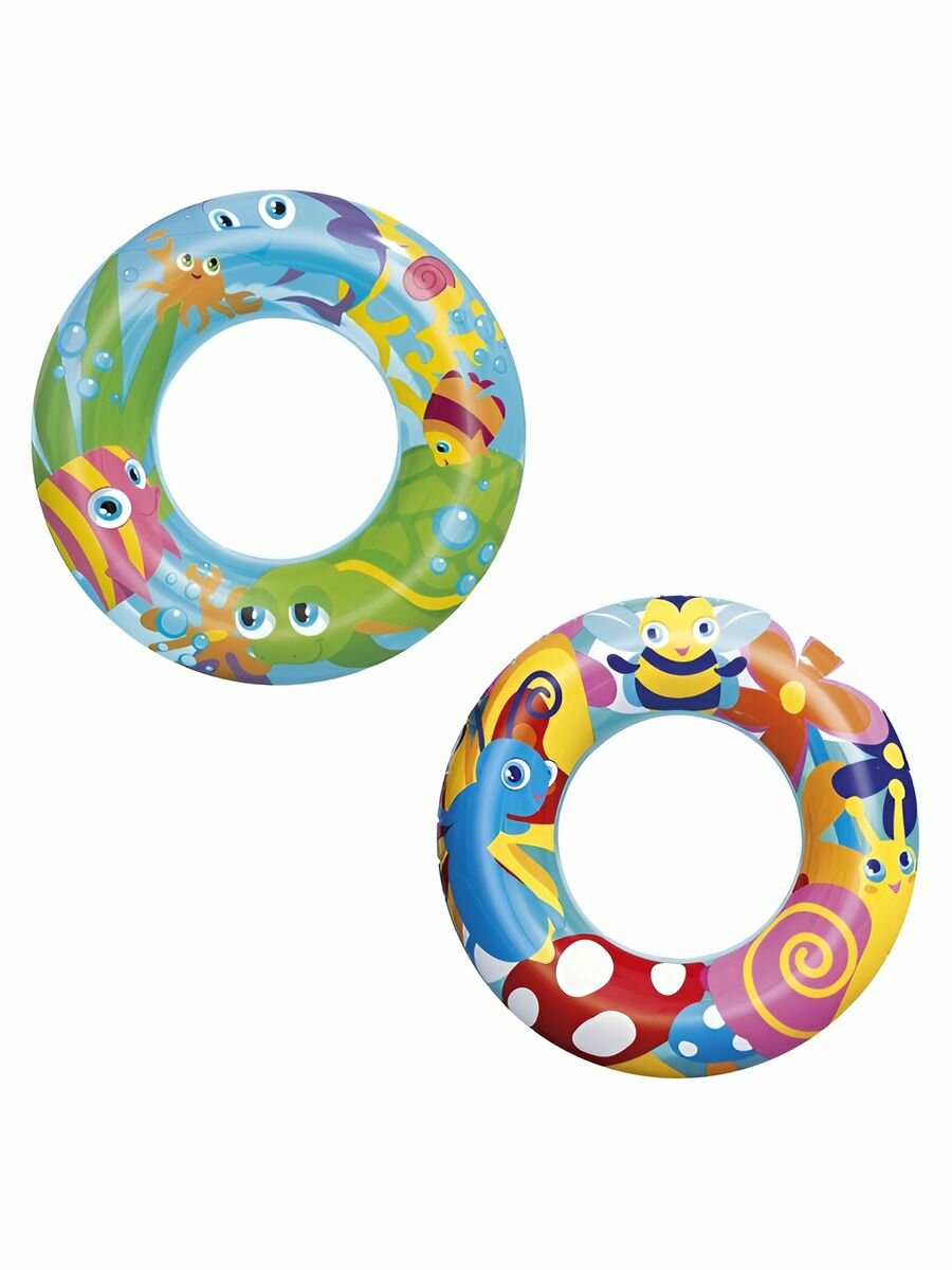 Круг для плавания BESTWAY 56 см дизайнерский в асс-те