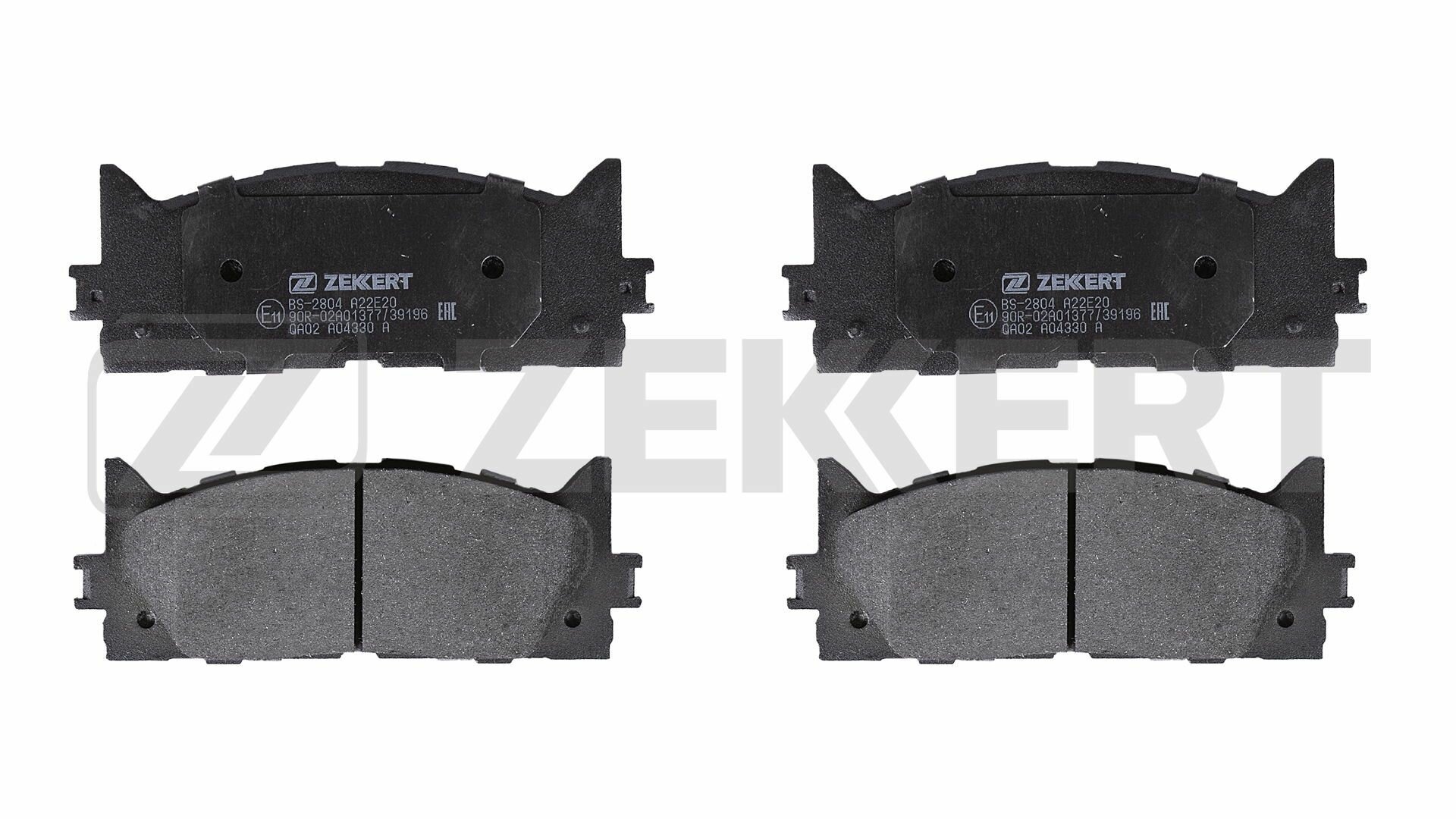 Колодки тормозные передние для Toyota Camry V40-V50 (с 2006 г), Aurion V50 (с 2012 г), Lexus ES 250, 350 (с 2006 г) дисковые арт bs-2804