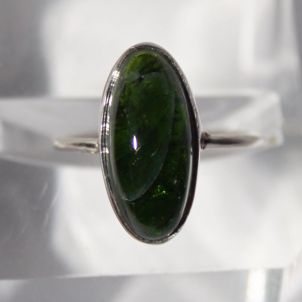 Кольцо, хромдиопсид