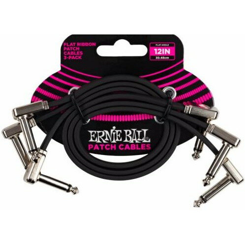 Кабель аудио 1xJack - 1xJack Ernie Ball 6222 0.3m