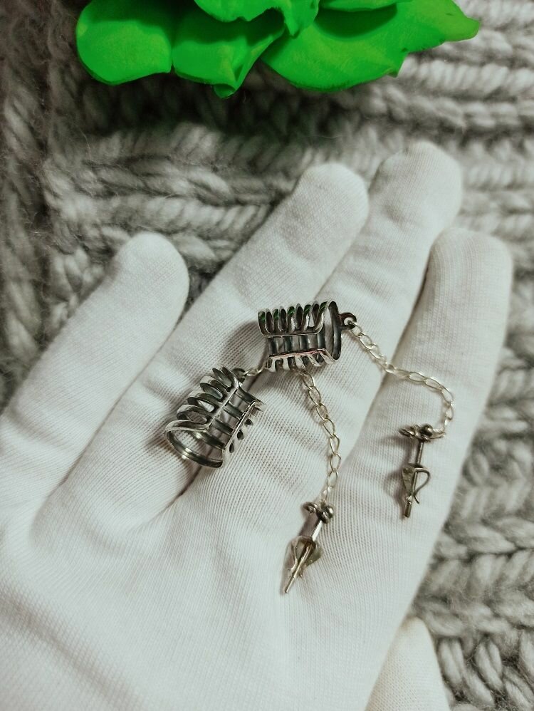 Серьги каффы